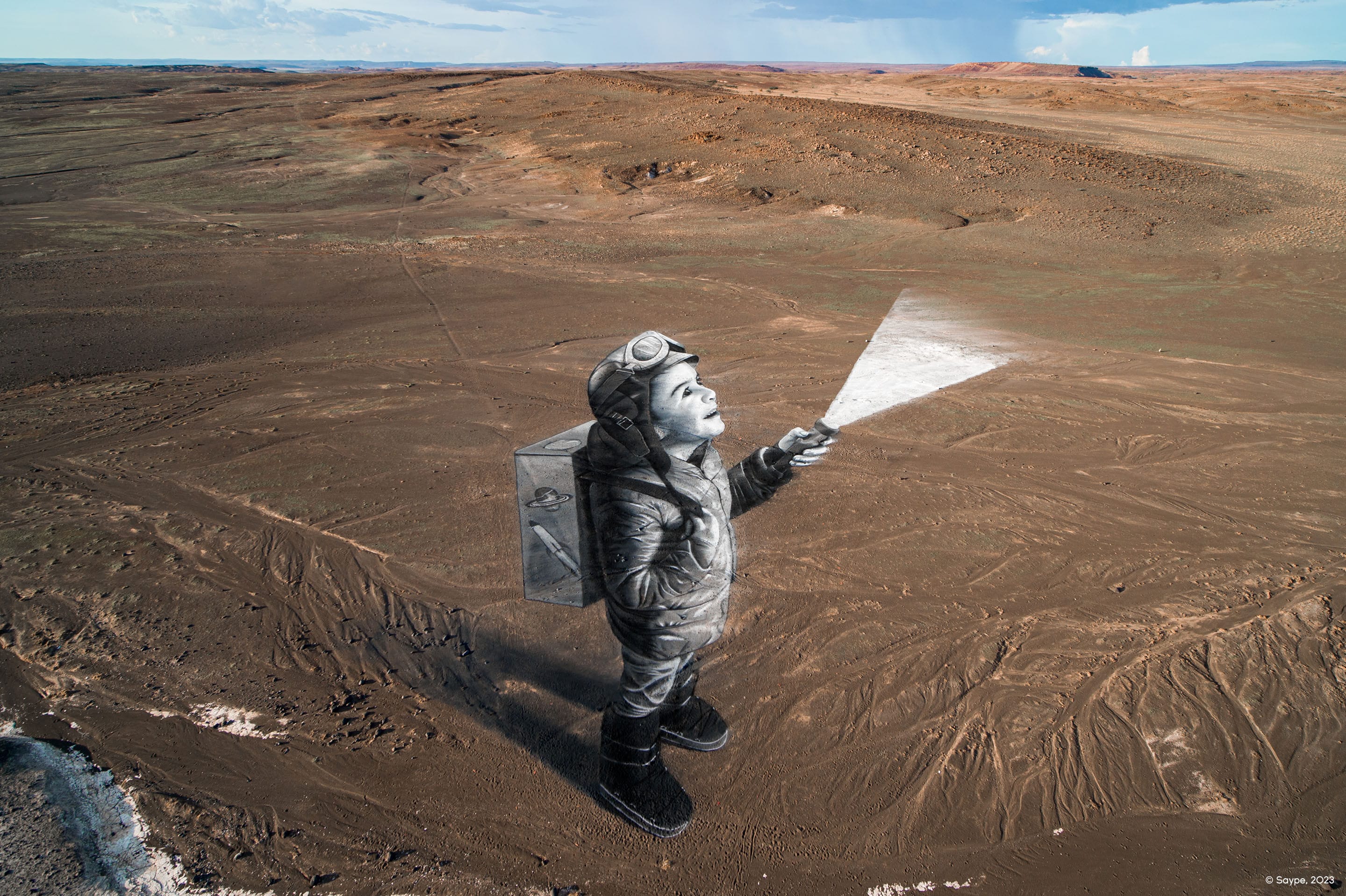 MoonSwatch Collection inspires artist Saype