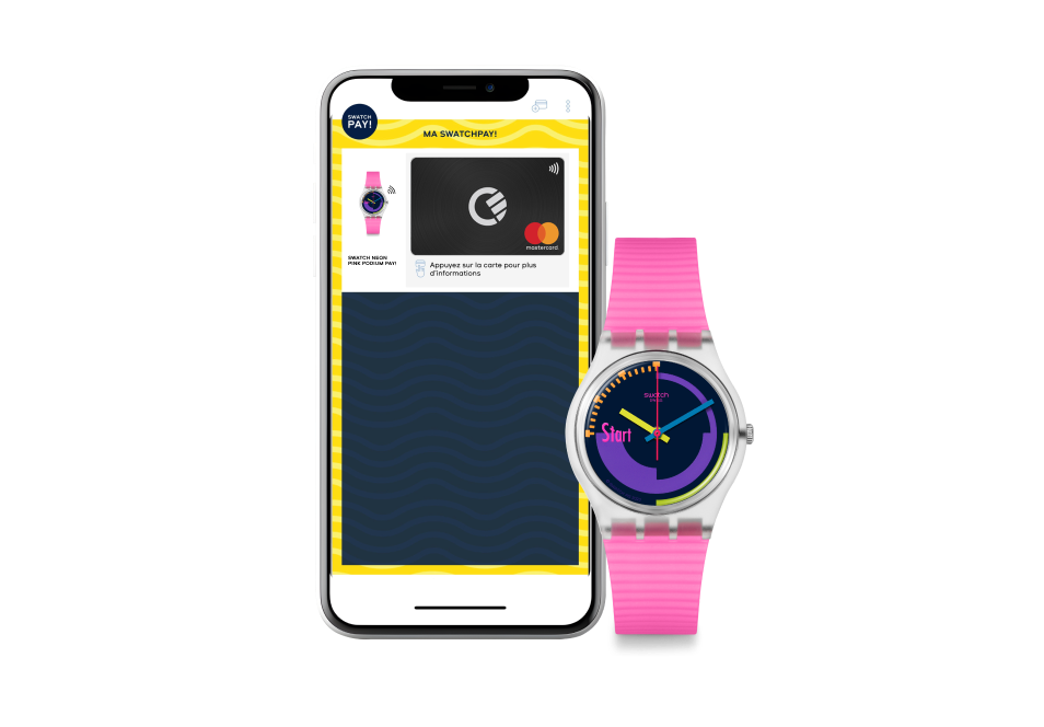 Swatch models with the SwatchPAY! technology