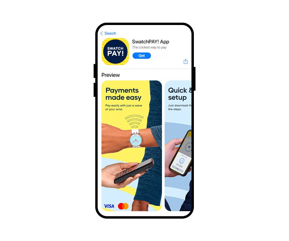 Swatch models with the SwatchPAY! technology