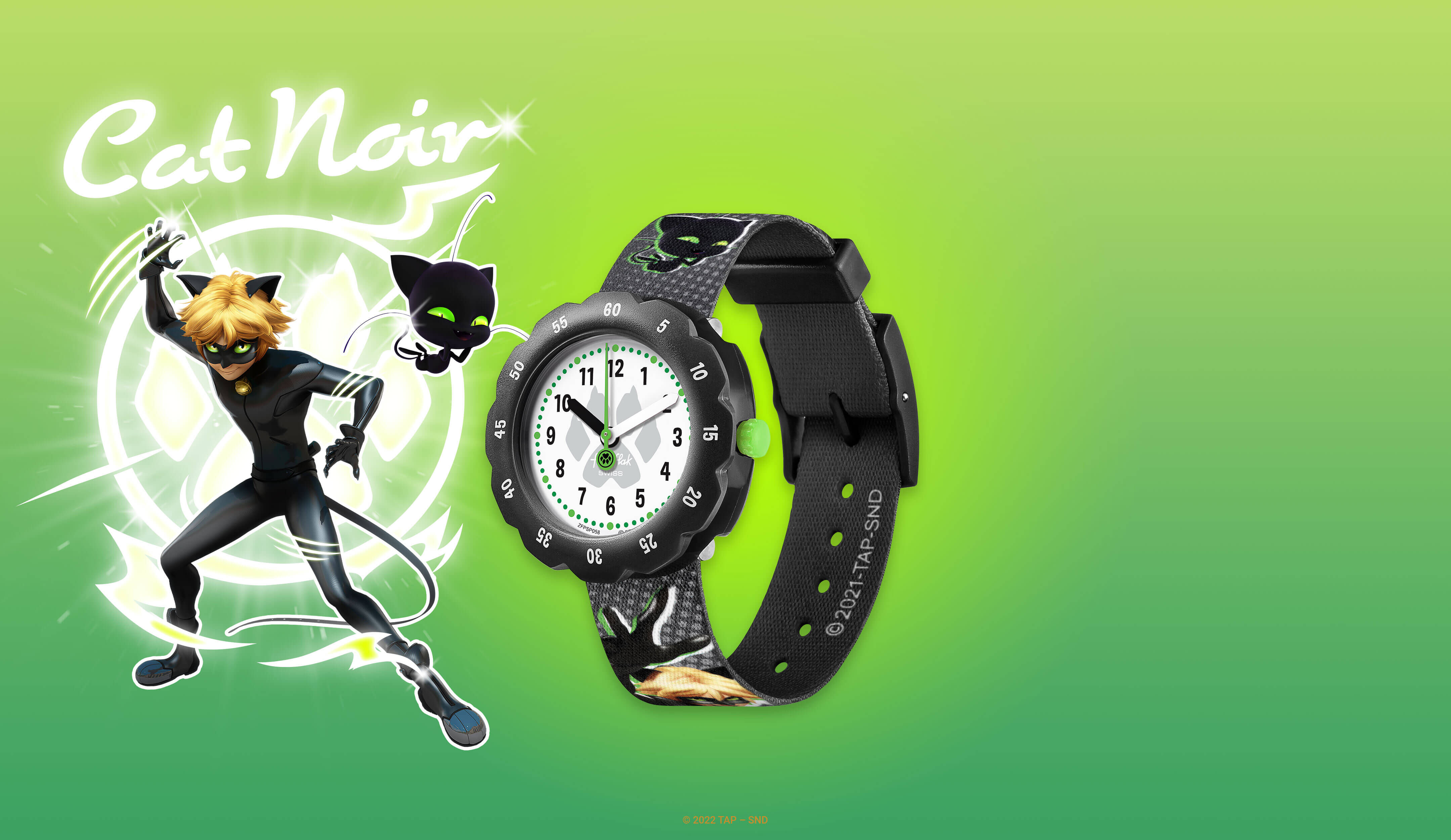 Superheroes Ladybug and Cat Noir | Flik Flak® USA