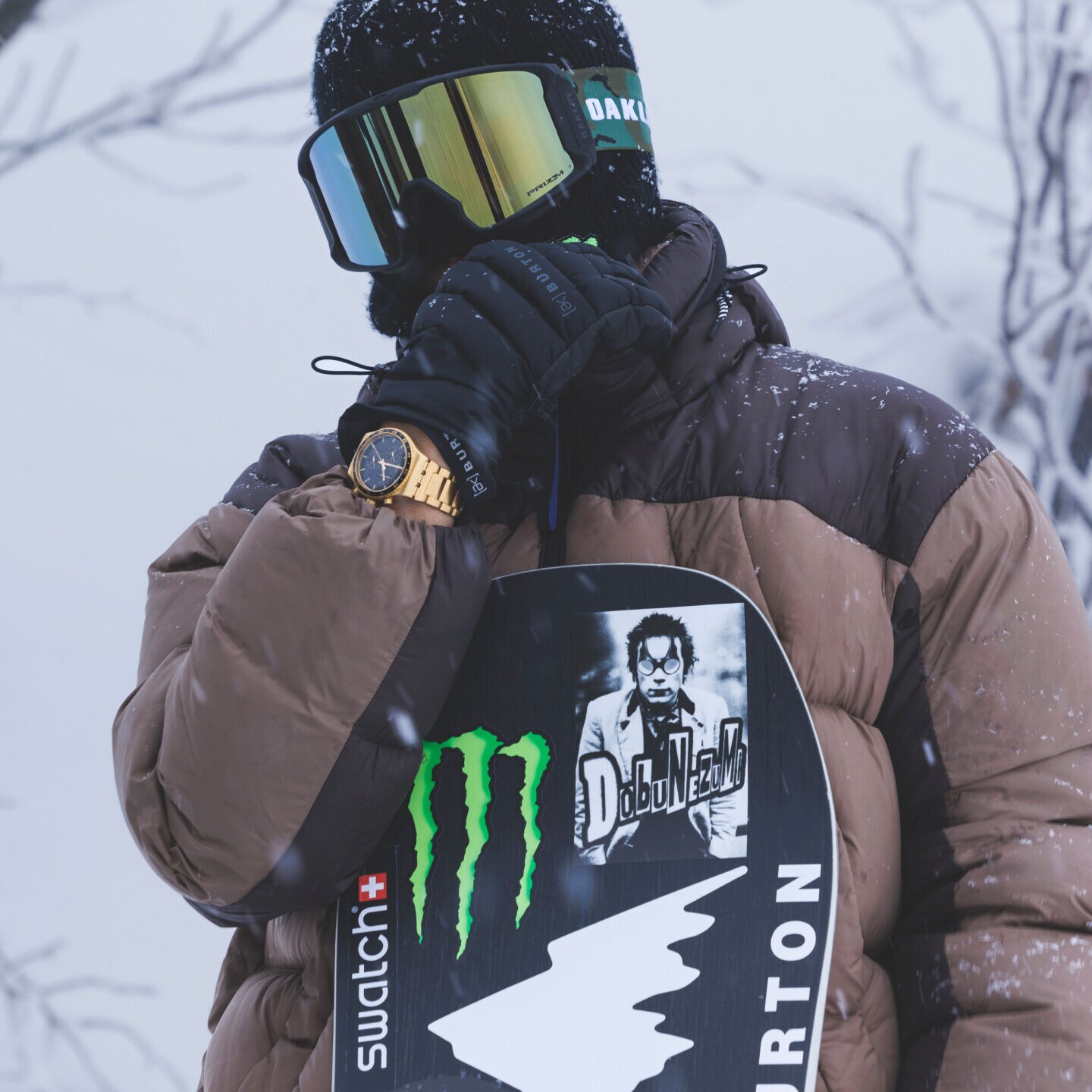 Kaishu Hirano, record-breaking snowboarder on the Swatch Proteam