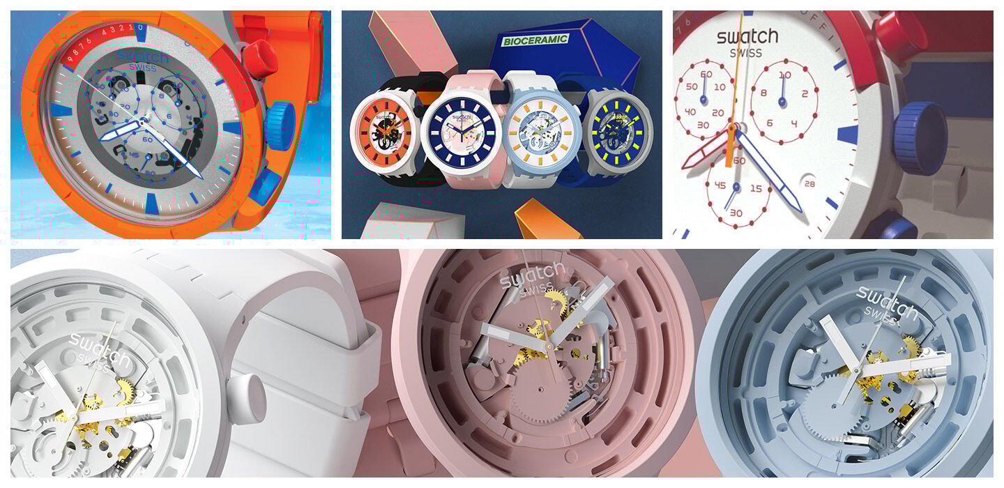 BRAND NEW MATERIAL: BIOCERAMIC MADE BY SWATCH