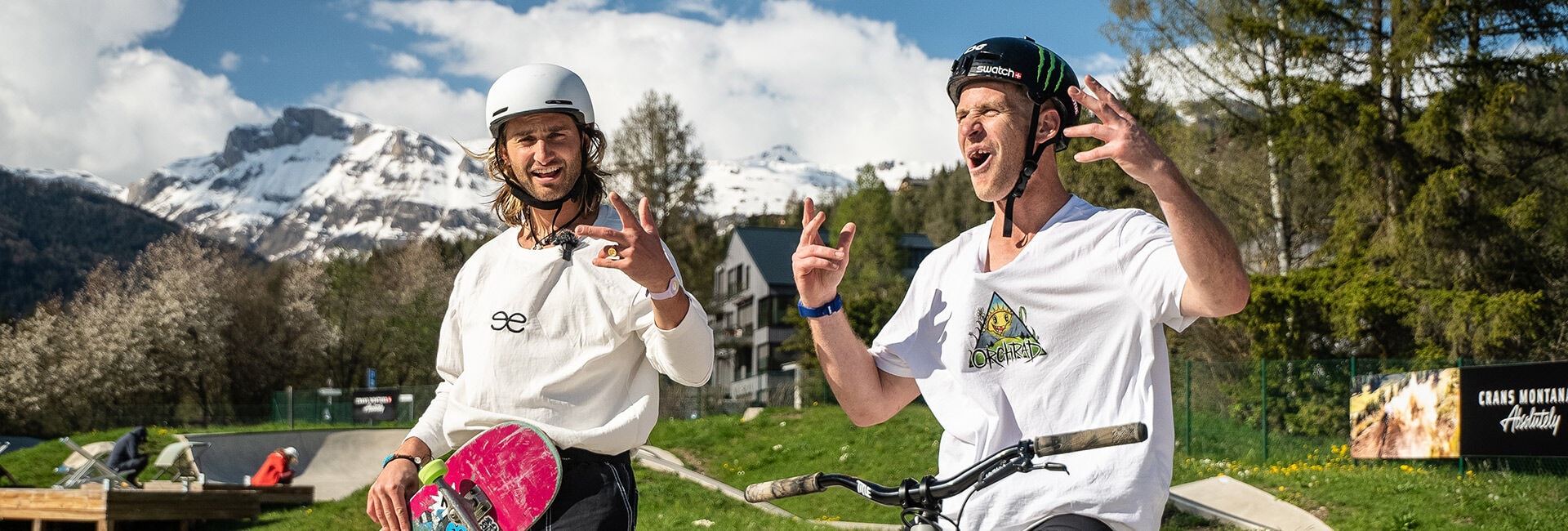 Sam Pilgrim retrouve ses amis de la Swatch Proteam