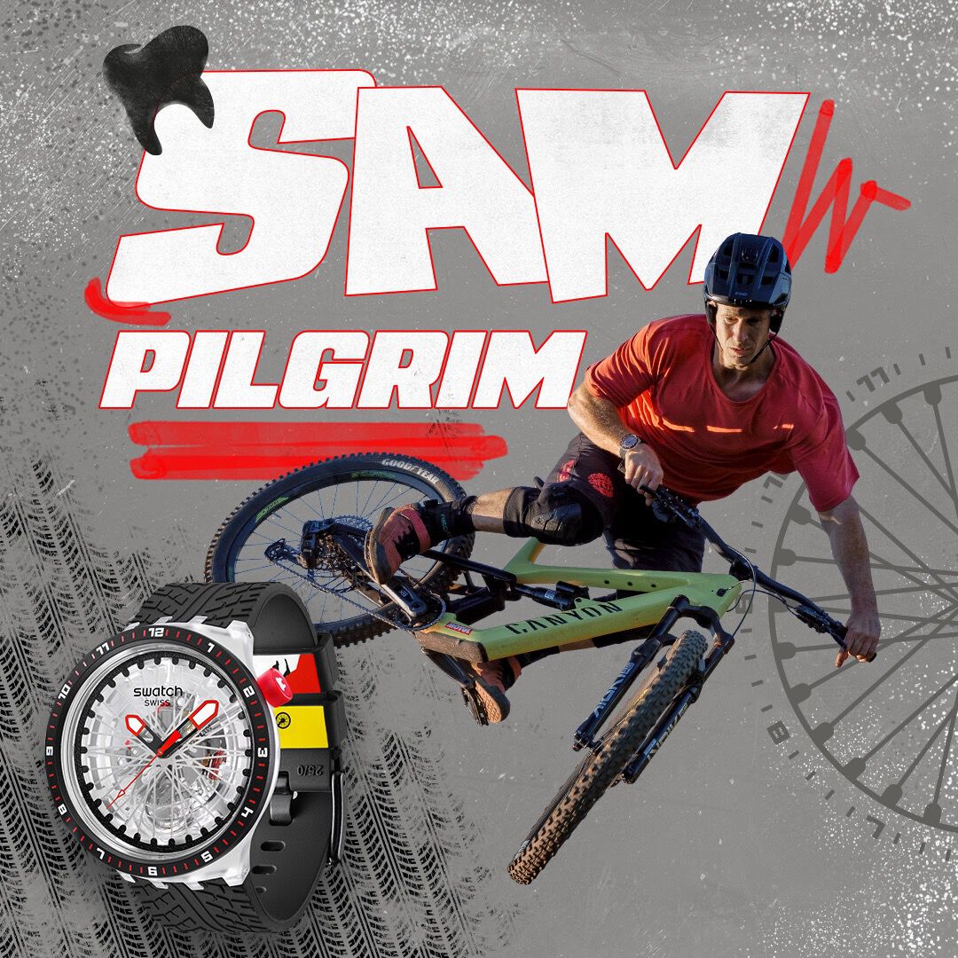 Sam Pilgrim, Freeride MTB legend and Swatch Proteam athlete