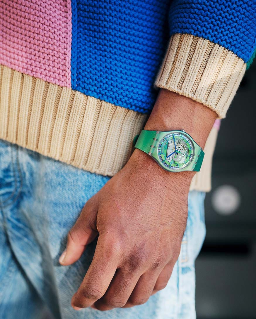 GE725 - RINSE REPEAT NAVY - Swatch® United Kingdom